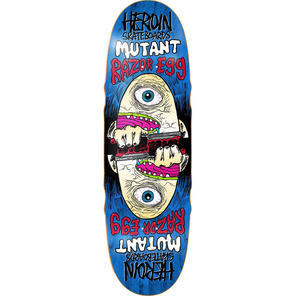 Heroin Skateboards Mutant Razor Egg Symmetrical Deck | 9.5" – Dissent ...